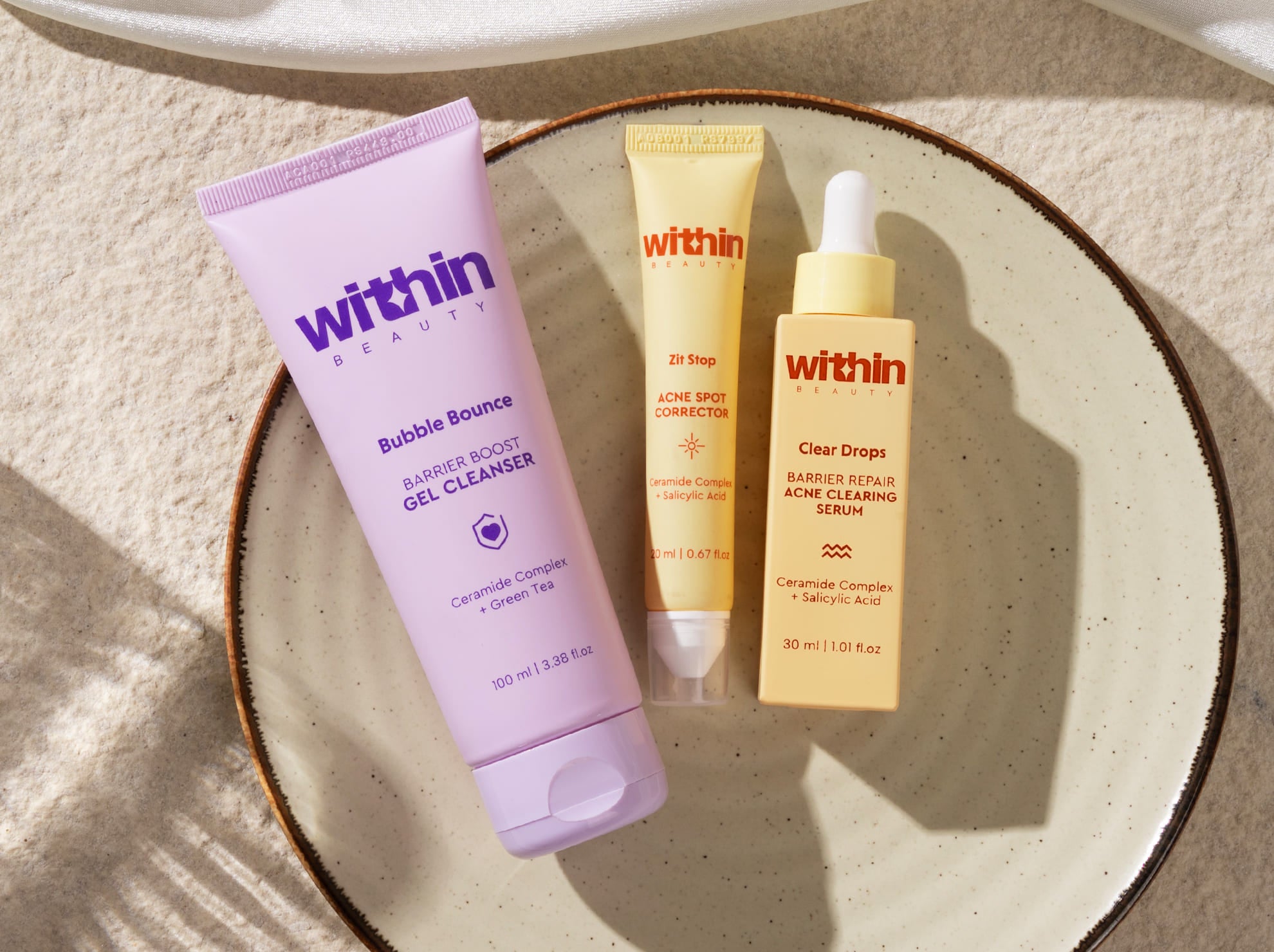 Within Beauty | Skincare Infused with Barrier Restoring Ceramides