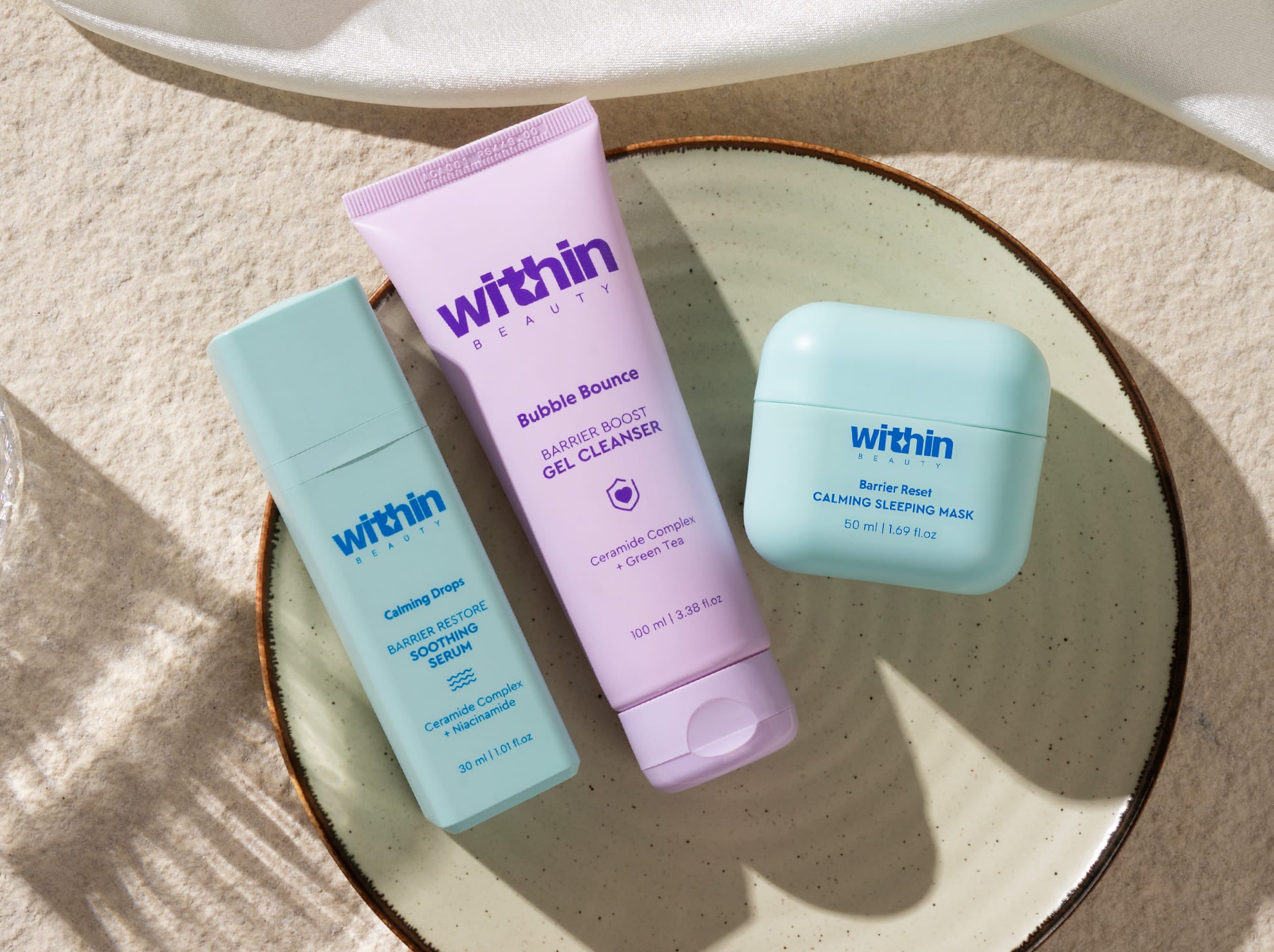 Within Beauty | Skincare Infused with Barrier Restoring Ceramides