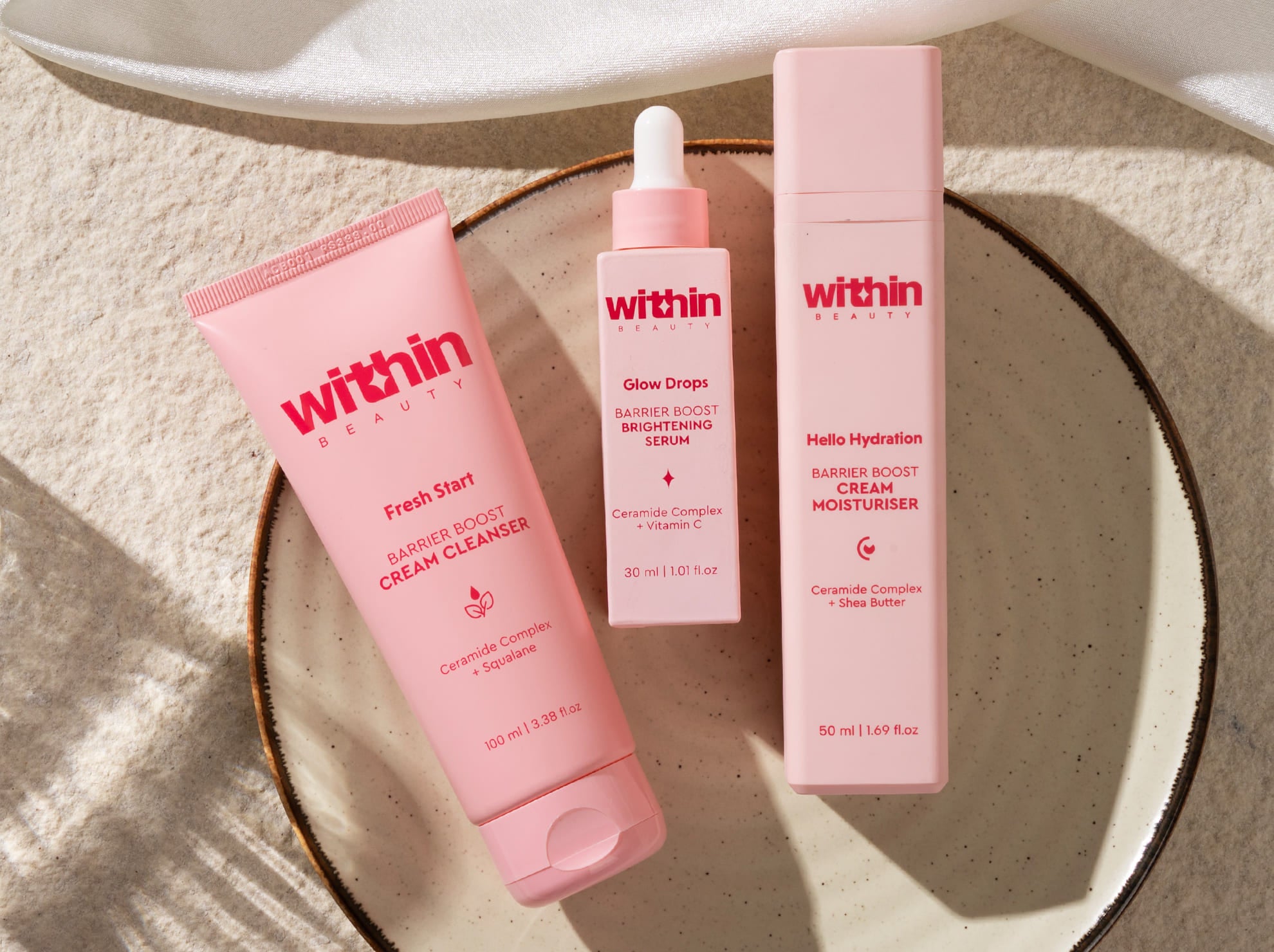 Within Beauty | Skincare Infused with Barrier Restoring Ceramides